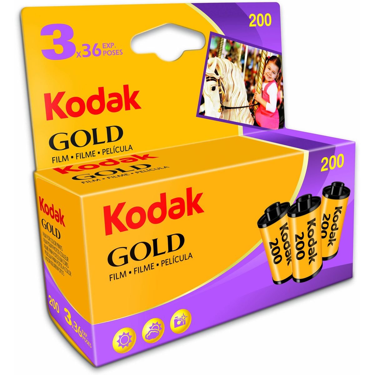 KODAK GB135-36 ISO200 3PK GOLD